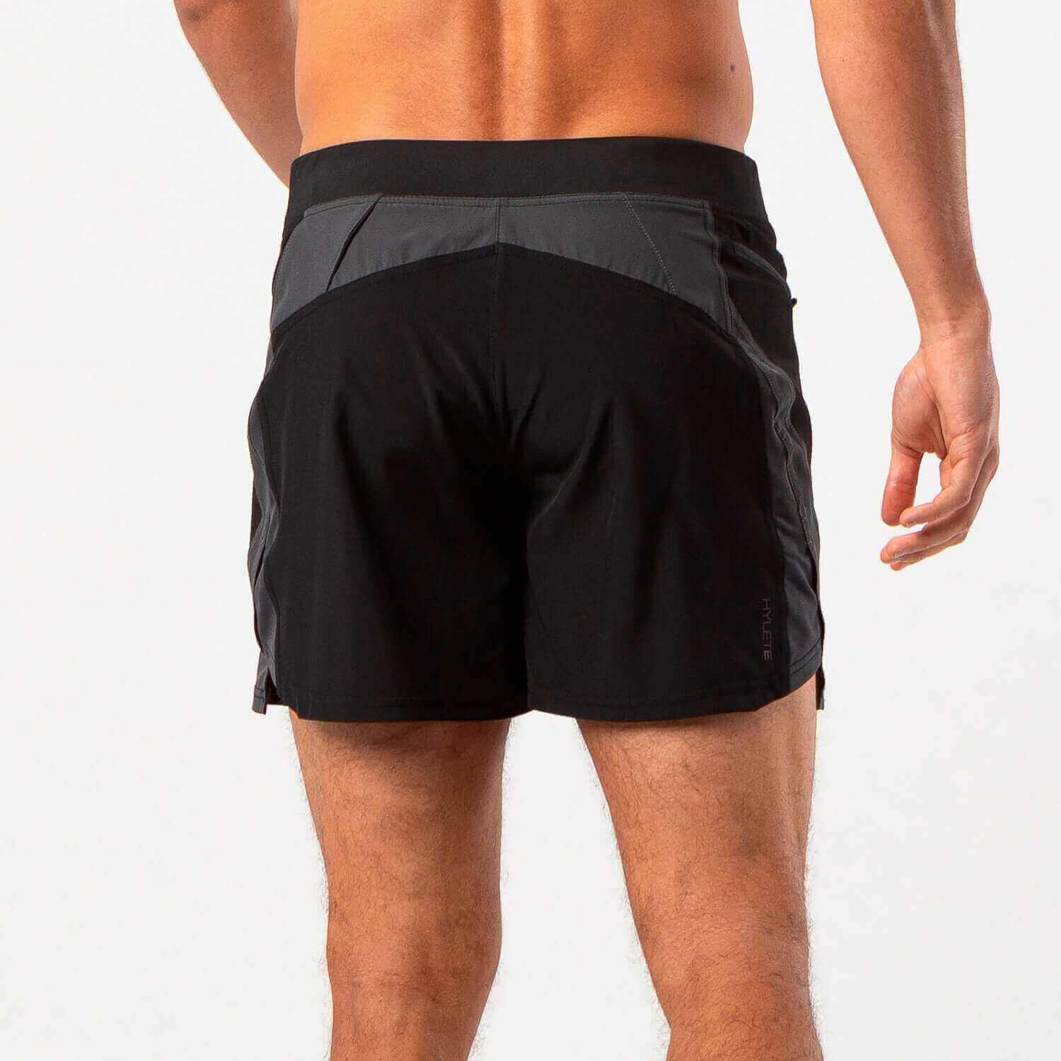 The Men's Black Incline Lined Short | HYLETE