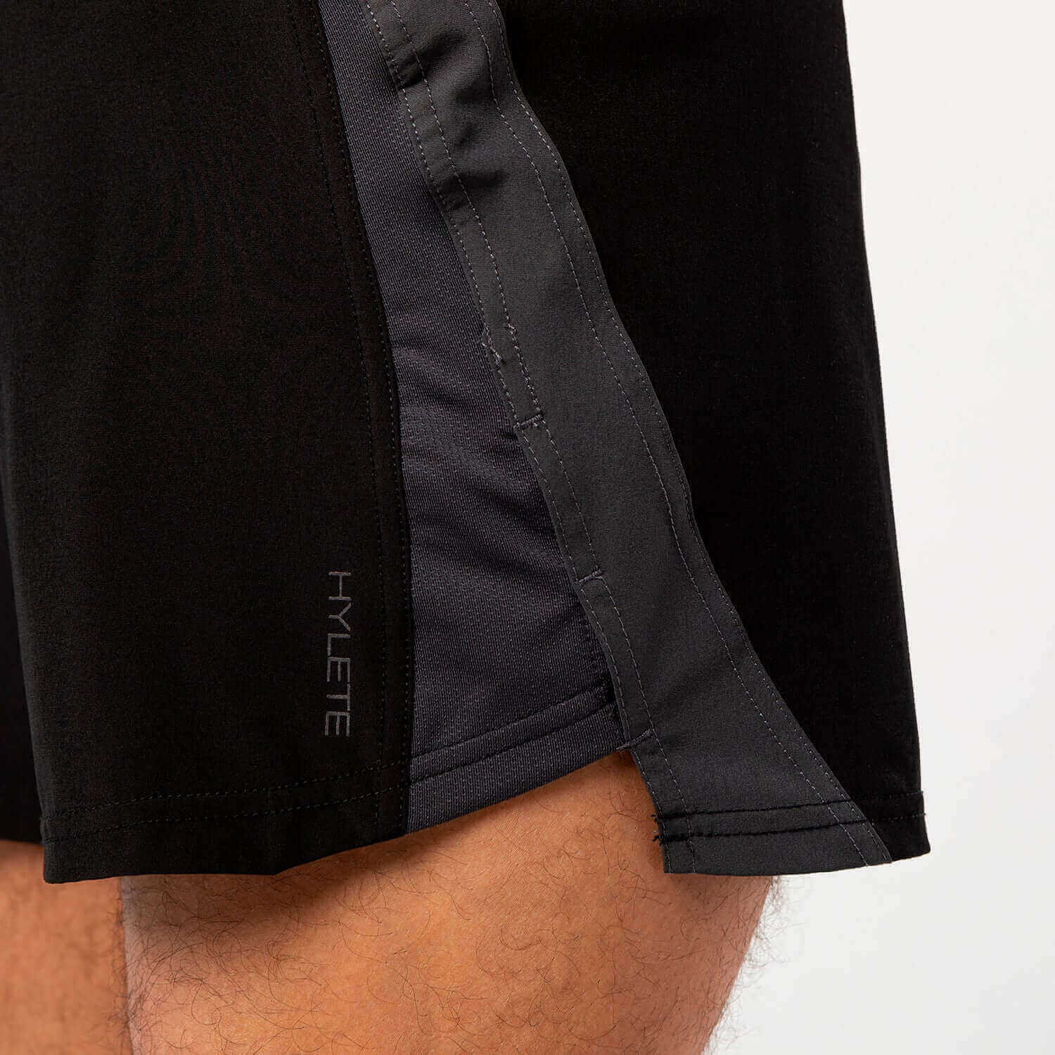 The Men's Black Incline Lined Short | HYLETE