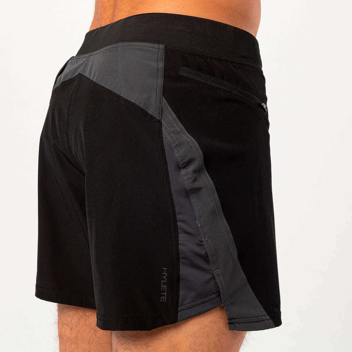 The Men's Black Incline Lined Short | HYLETE